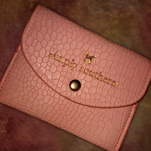 Simply Southern | Bags | Simply Southern Baby Pink Gold Foil Logo ...